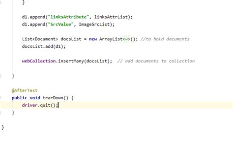 Web Scraping With Selenium Java Using Mongodb Afour Technologies
