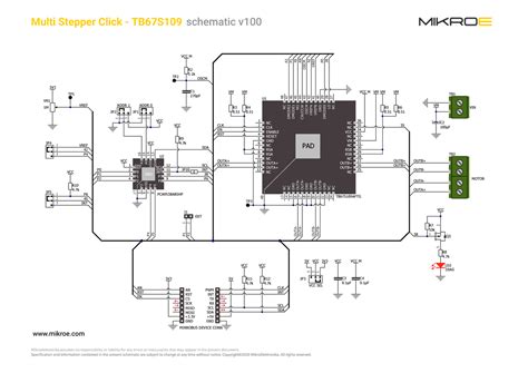 Schematic 20553 Mikroe Multi Stepper Click Tb67s109 Mikroe Multi Stepper Click Tb67s109