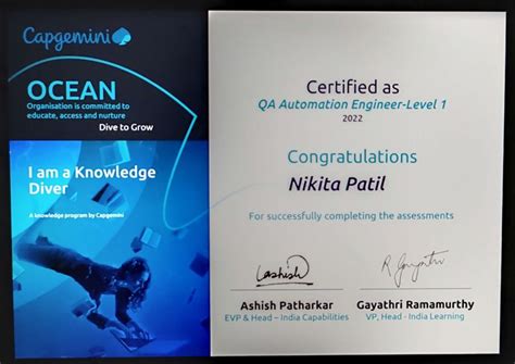 Nikita Patil On Linkedin Delighted To Share My Achievement Certified