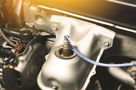 Premium Photo Oxygen Sensor O2 In The Exhaust Pipe For Calculating The Ingredients In The