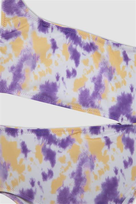 Фиолетовый Девочки и подростки Купальник для девочек 3082265 Defacto