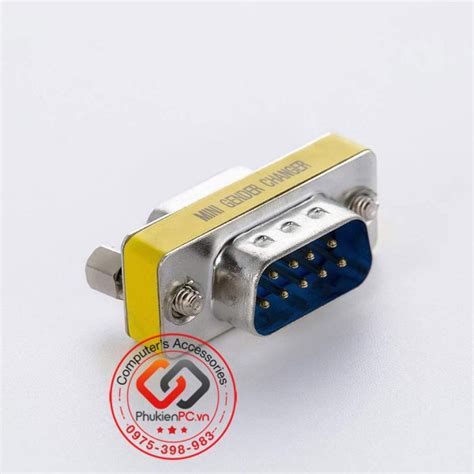 Đầu nối COM DB Male to Female đực sang cái Mini Gender Changer
