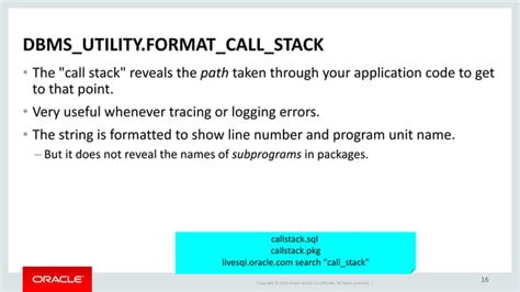 error management features of pl sql ppt free download
