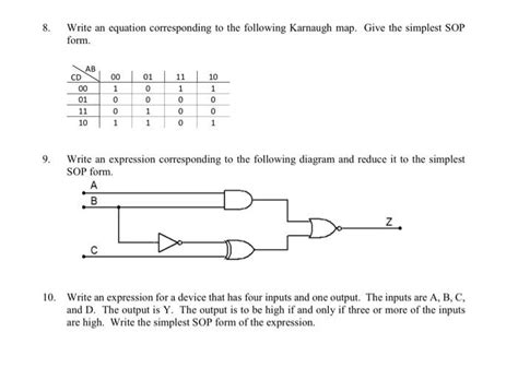 Solved 1 Draw A Logic Diagram To Implement Each Of The Chegg