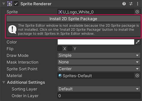 Sprite Renderer Unity マニュアル
