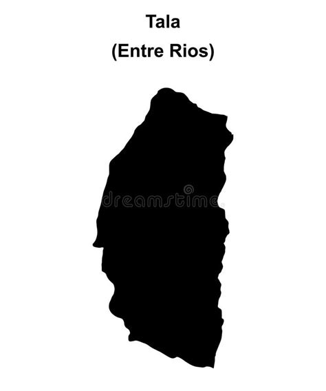 Tala Outline Map Stock Vector Illustration Of Empty 380433304