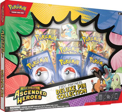 Pokemon Tcg Mega Evolution—ascended Heroes First Partners Deluxe Pin