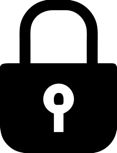 High Security Lock Symbol Design 56876846 Vector Art At Vecteezy