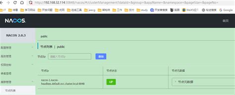 K8s 搭建nacos Pvc Nfsyaml 成功，但是服务注册不了 · Issue 360 · Nacos Groupnacos