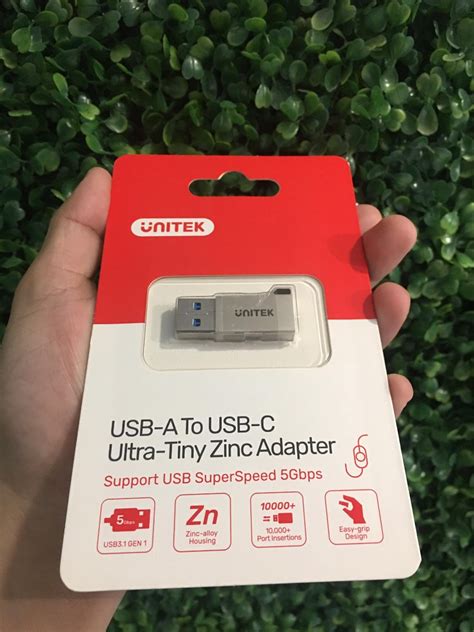 Unitek Usb A Male To Usb C Female Adapter Silver A Ni Computers Tech Parts Accessories