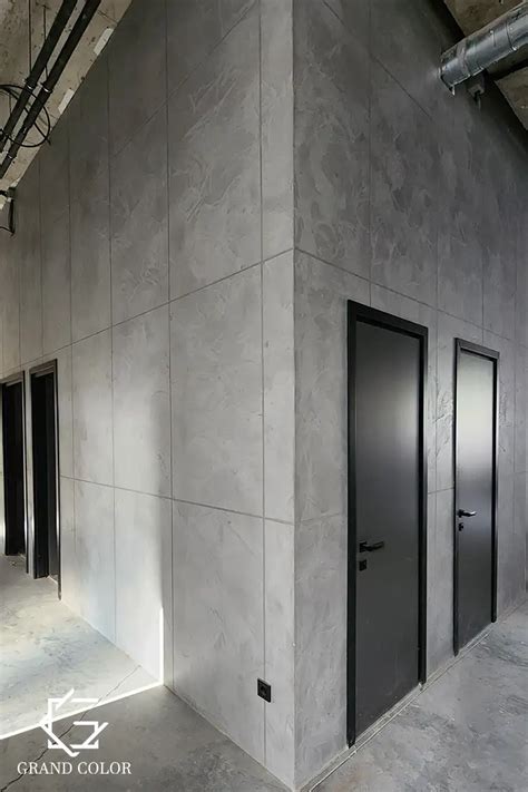 ბეტონის ეფექტი დეკორატიული ლესვა Grand Color