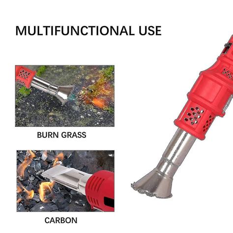 Electric Weed Killer Weed Burner With Nozzle Burn Weed Charcoal 2 In 1 Thermal Weed Stick Up