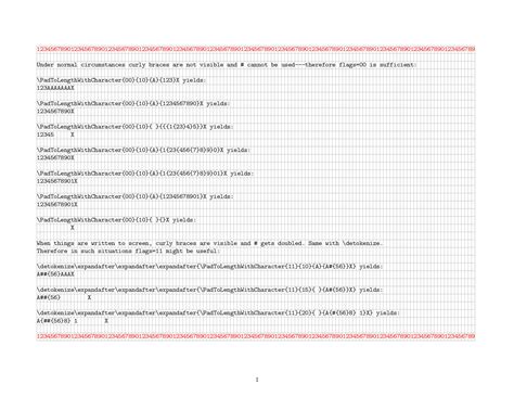How Do I Pad A String Argument To A Macro To A Set Length String Tex