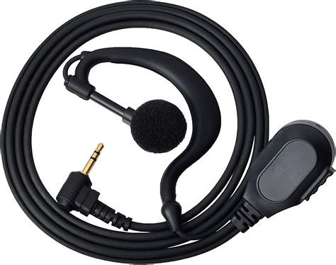 Uayesok Oreillette Talkie Walkie Tlkr 1 Pin 25 Mm G Form Casque