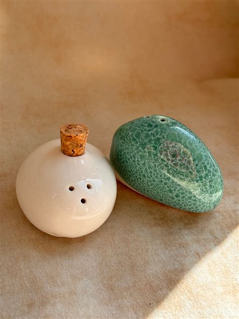Ceramic Salt And Pepper Shakers Etsy