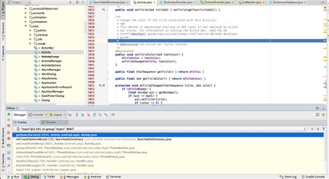 Android Debugging And Stepping Into Getsystemservice Show The Wrong