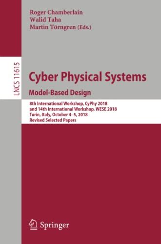 Cyber Physical Systems Model Based Design 8th International Workshop