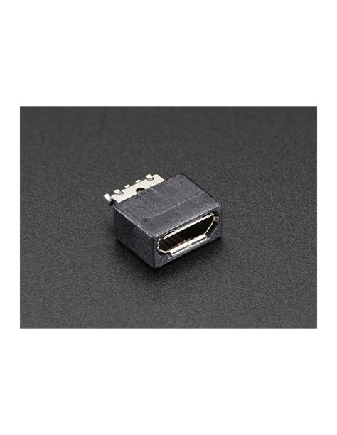 Conector Usb Diy Ficha Micro Usb B Fêmea Ficha Usb Ptr008535