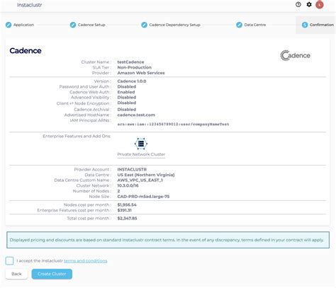 Creating A Privatelink Cadence Cluster Instaclustr