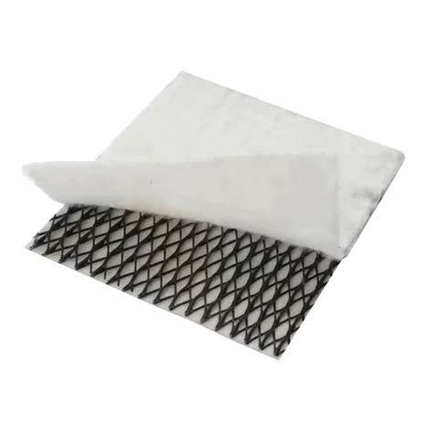 Smooth Drainage Hdpe Three Dimensional Composite Drainage Network Clay Liner And Geonet
