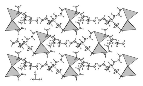 101 View Showing The Organic Inorganic Layers Staked Along B Download Scientific Diagram