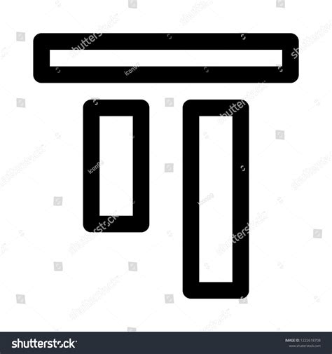 Top Alignment Layout Stock Vector Royalty Free Shutterstock