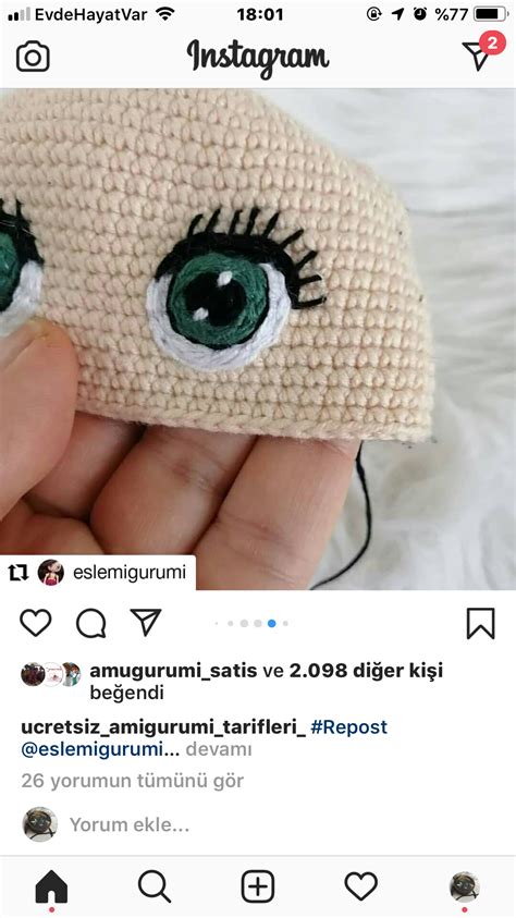 How To Indent Eyes In Amigurumi Eye Sculpting On Crochet Toys Video