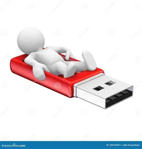 Usb Stick Stock Illustration Illustration Of Stick Cable 14016250