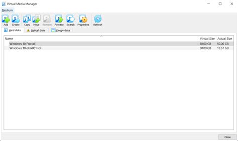 Using Virtual Media Manager In Oracle Vm Virtualbox