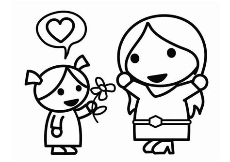 Dibujos Para Colorear De Mamas