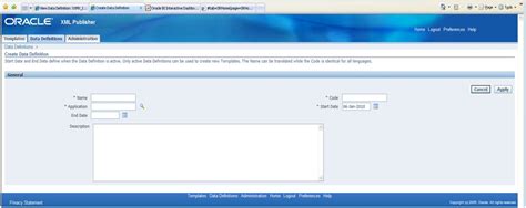 oracle apps world xml publisher report without using rdf