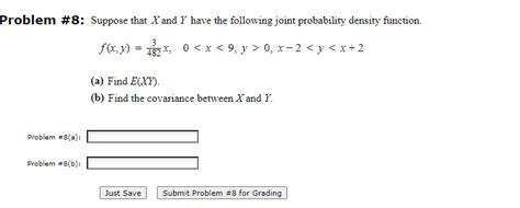 Solved Problem Suppose That X And Y Have The Following Chegg