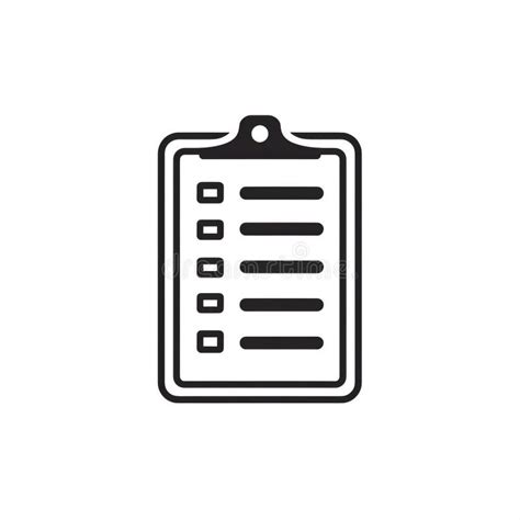Clipboard With Checklist Ideal For Concepts Such As Test Exam Survey Questionnaire Or