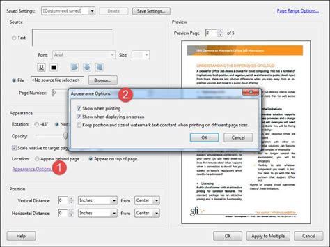 How To Add Remove And Update Watermark To PDF Using Adobe Acrobat Experts Exchange