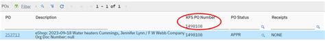 P05 Receive On A Maximo Po Facilities And Campus Services