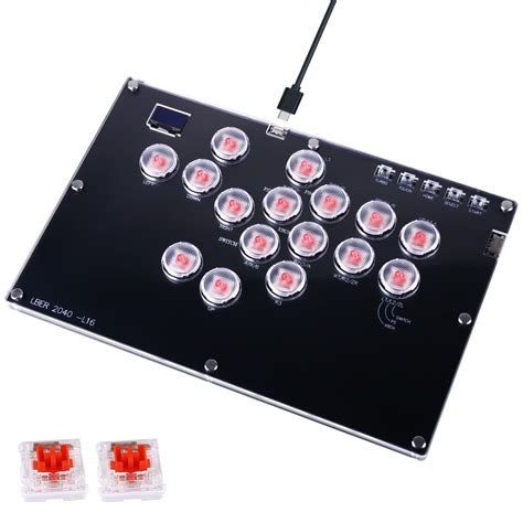 Arcade Stick All Button Controller L16 Leverless Controller Street Fight With Turbo