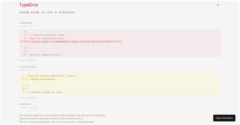 Javascript Forked Codesandbox