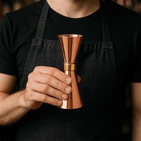 Japanese Cocktail Jigger Copper Plated Uk
