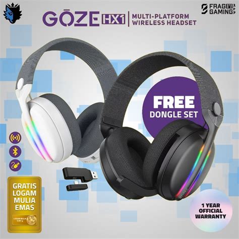 Jual Sades Ryunix Goze Hx1 Headset Gaming Wireless Bluetooth Shopee Indonesia