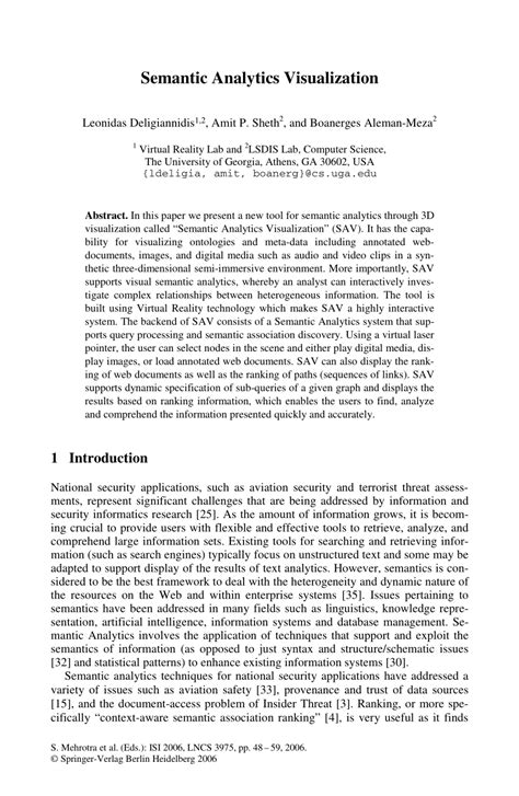 Pdf Semantic Analytics Visualization