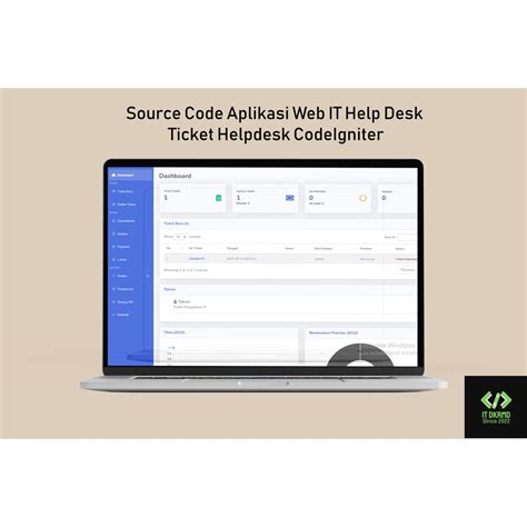 Jual Source Code Aplikasi Web It Help Desk Ticket Helpdesk Codeigniter Shopee Indonesia