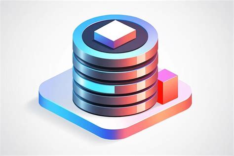 3d Icon Illustration Server Database Premium Ai Generated Image