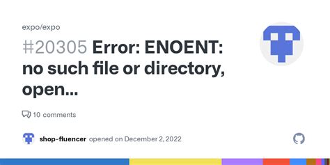 Error Enoent No Such File Or Directory Open Cuserskudo01work
