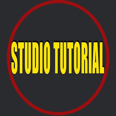Studio Tutorial Youtube