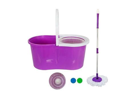 Mop Balde Esfregão De Microfibra Cores Variadas Ecos Com O Melhor