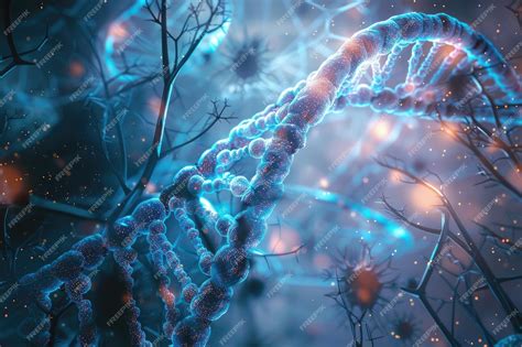 Premium Photo 3d Illustration Of Dna Mutations Under Microscope