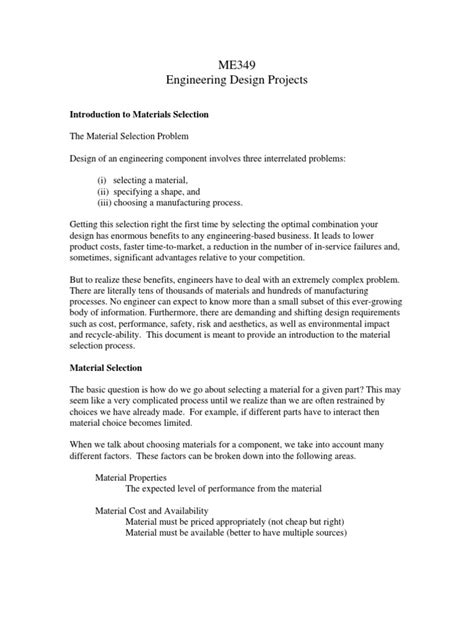 Material Selection Strength Of Materials Composite Material