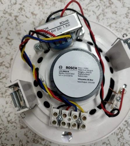 2 0 White Bosch Lc3 Um06 In Ceiling Speaker For Office 6w At Rs 600