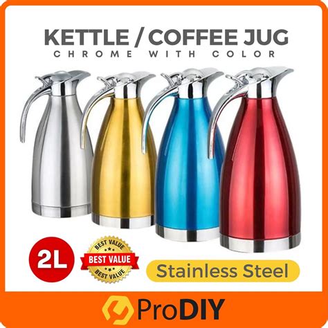 Prodiy 2l Insulation Stainless Steel Vacuum Flask Jug Thermos Jug