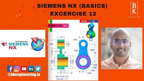 Siemens NX Basic Exercise Part Modelling Mechanical Engineering BK Engineering